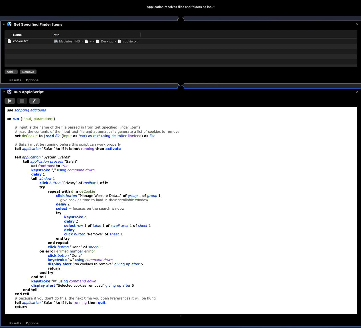 How to make an applescript into a service? - Apple Community