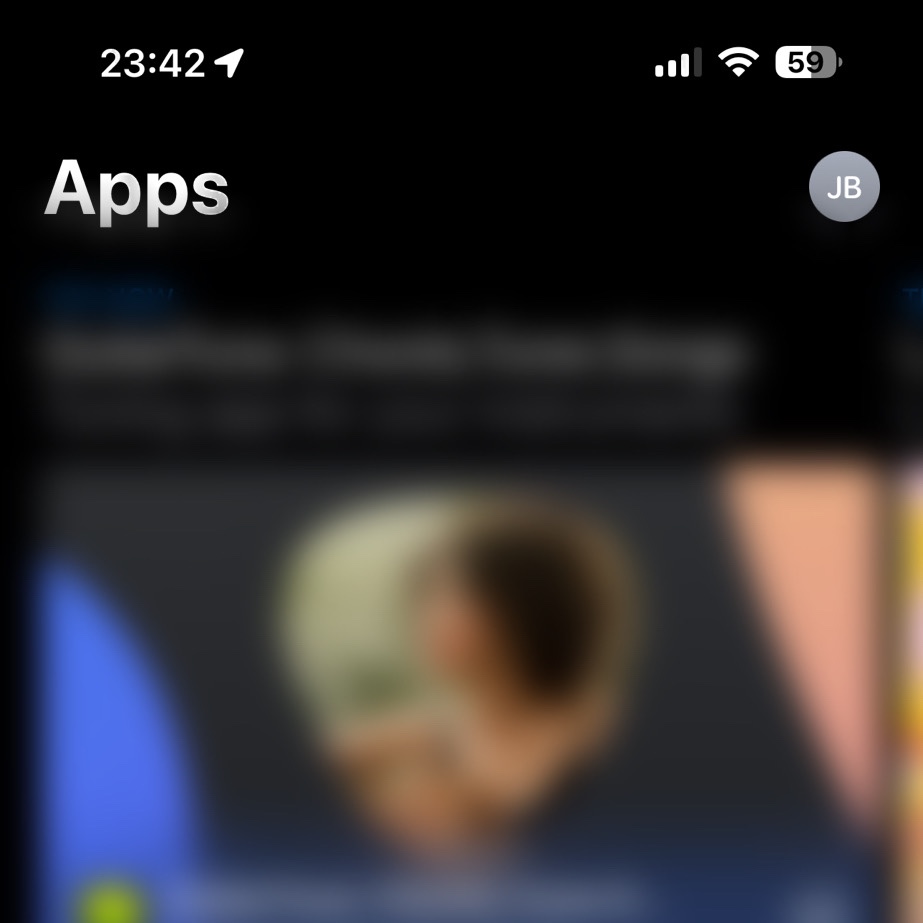 App Store profile pic changes after openi… - Apple Community