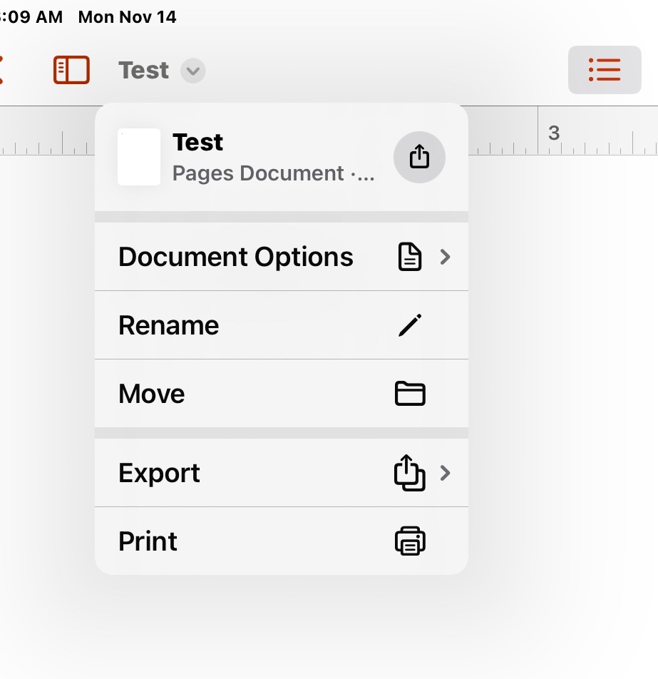 Exporting Pages document from iPad - Apple Community