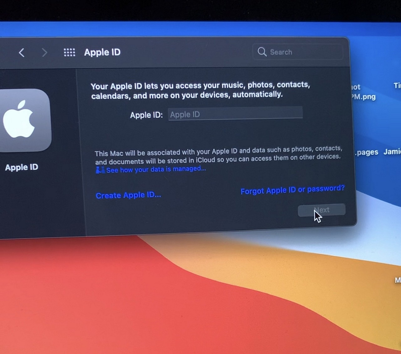 Big Sur Apple ID login loop - Apple Community