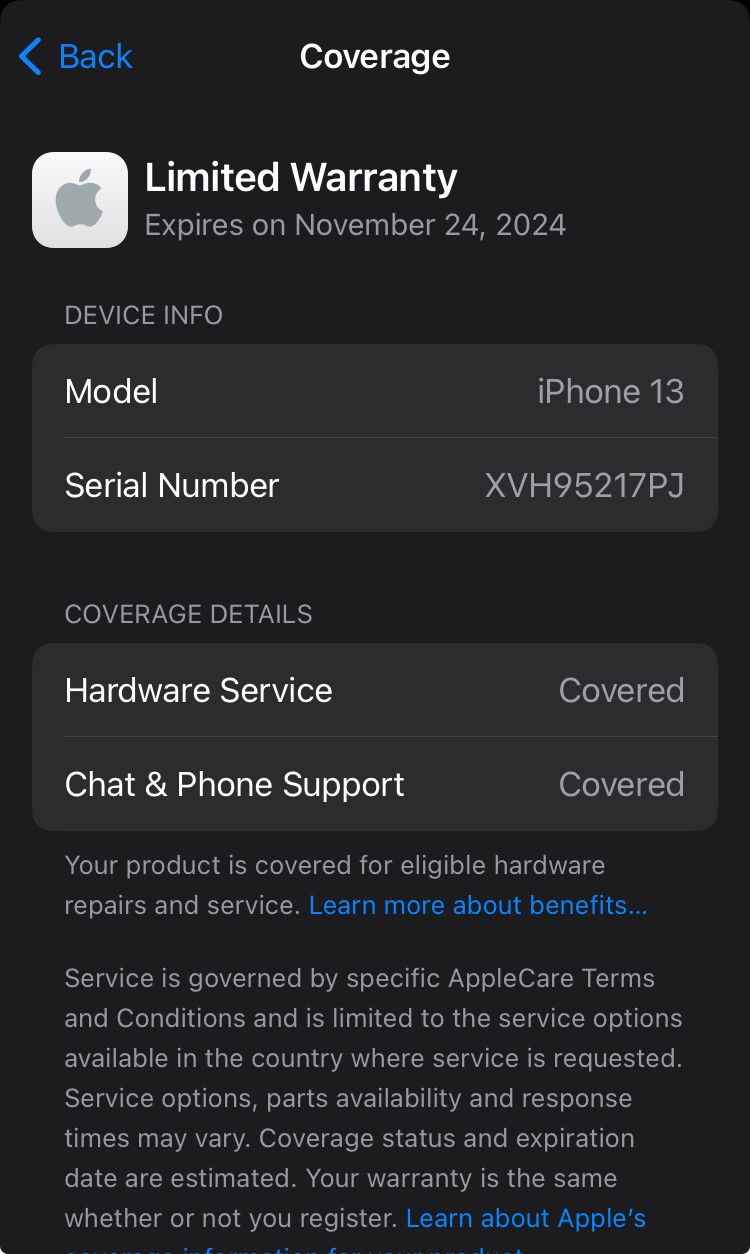 The iPhone activation information on the … - Apple Community