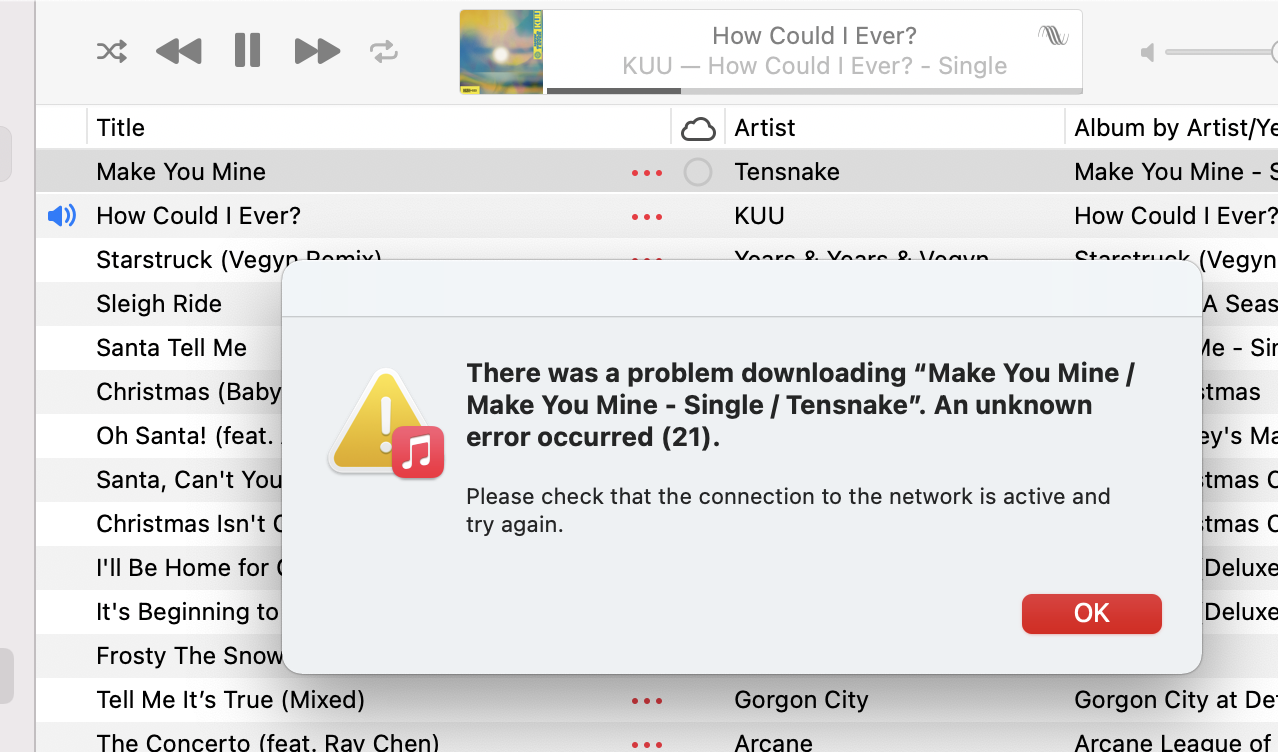 Apple Music on Mac won't play or download… - Apple Community