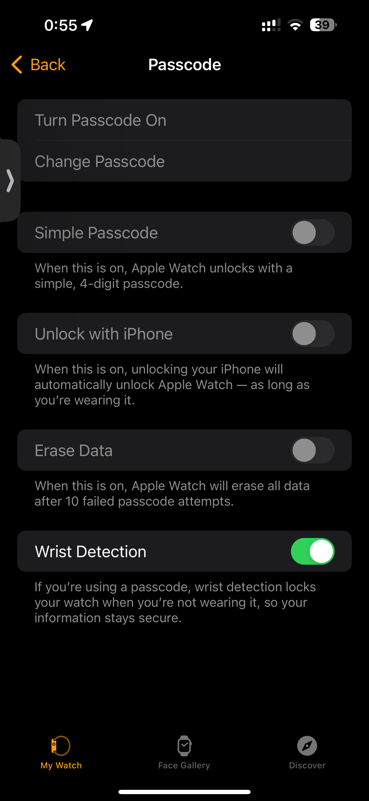 Ultra 2 10.0.1 cant set a passcode - Apple Community
