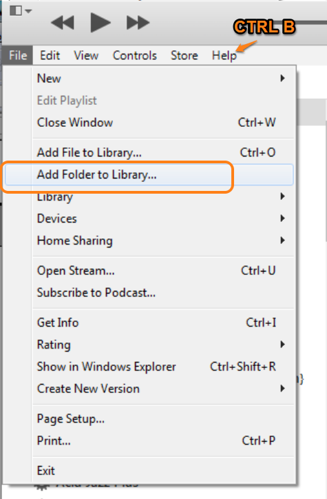 I don't have Add Folder to Library? - Apple Community