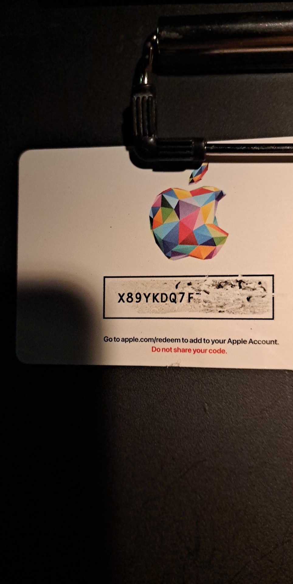 Few codes are missing from my Apple Card … - Apple Community