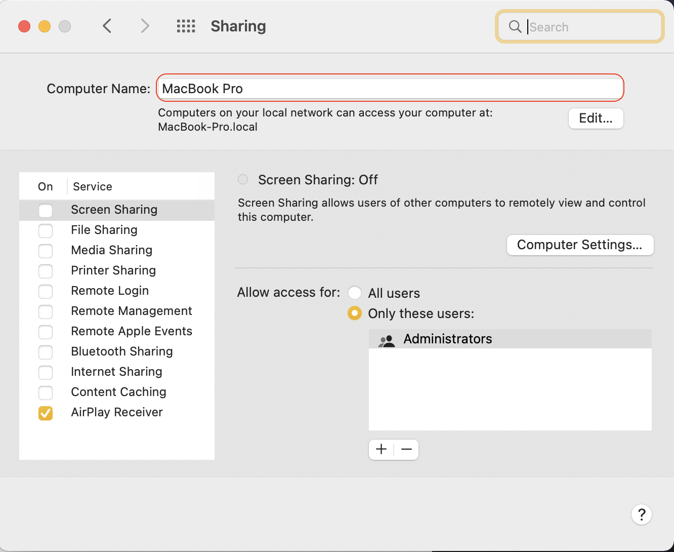how can change computer name on macos - Apple Community