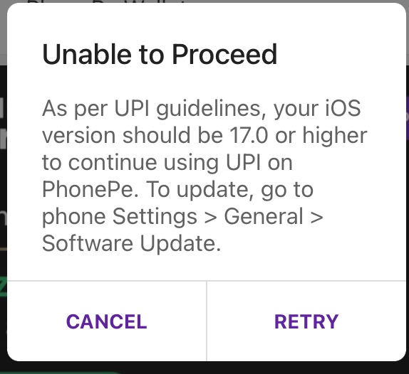 Phonepe App not working on Iphone15 - Apple Community