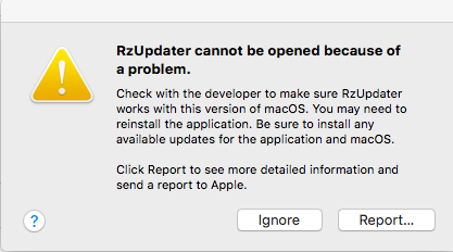 App cannot be opened because of a problem… - Apple Community