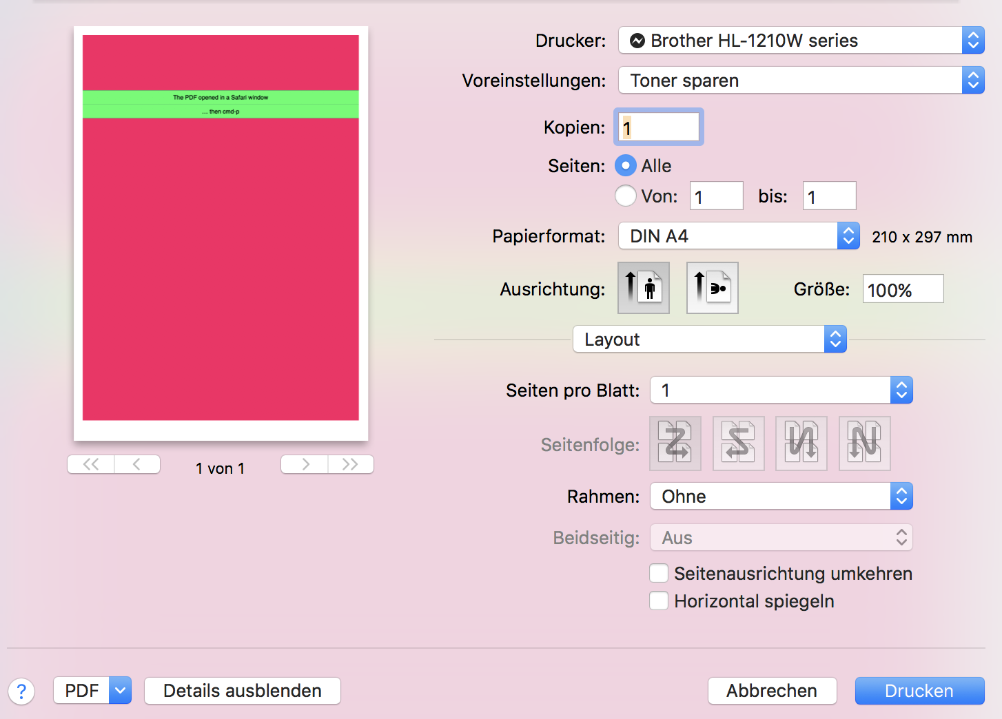 Page margins at printing PDF from Safari … - Apple Community