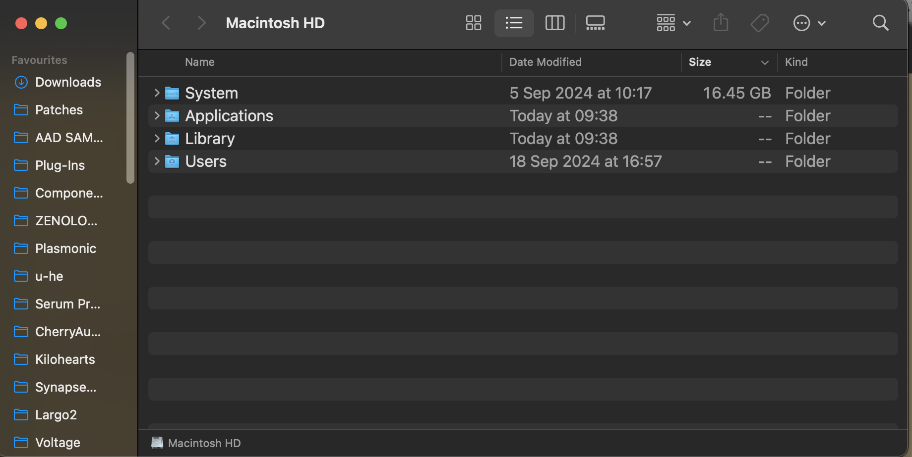 Strange re-ordering of my root folders - Apple Community