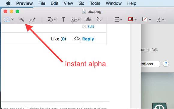 Where did the instant alpha button go? (P… - Apple Community