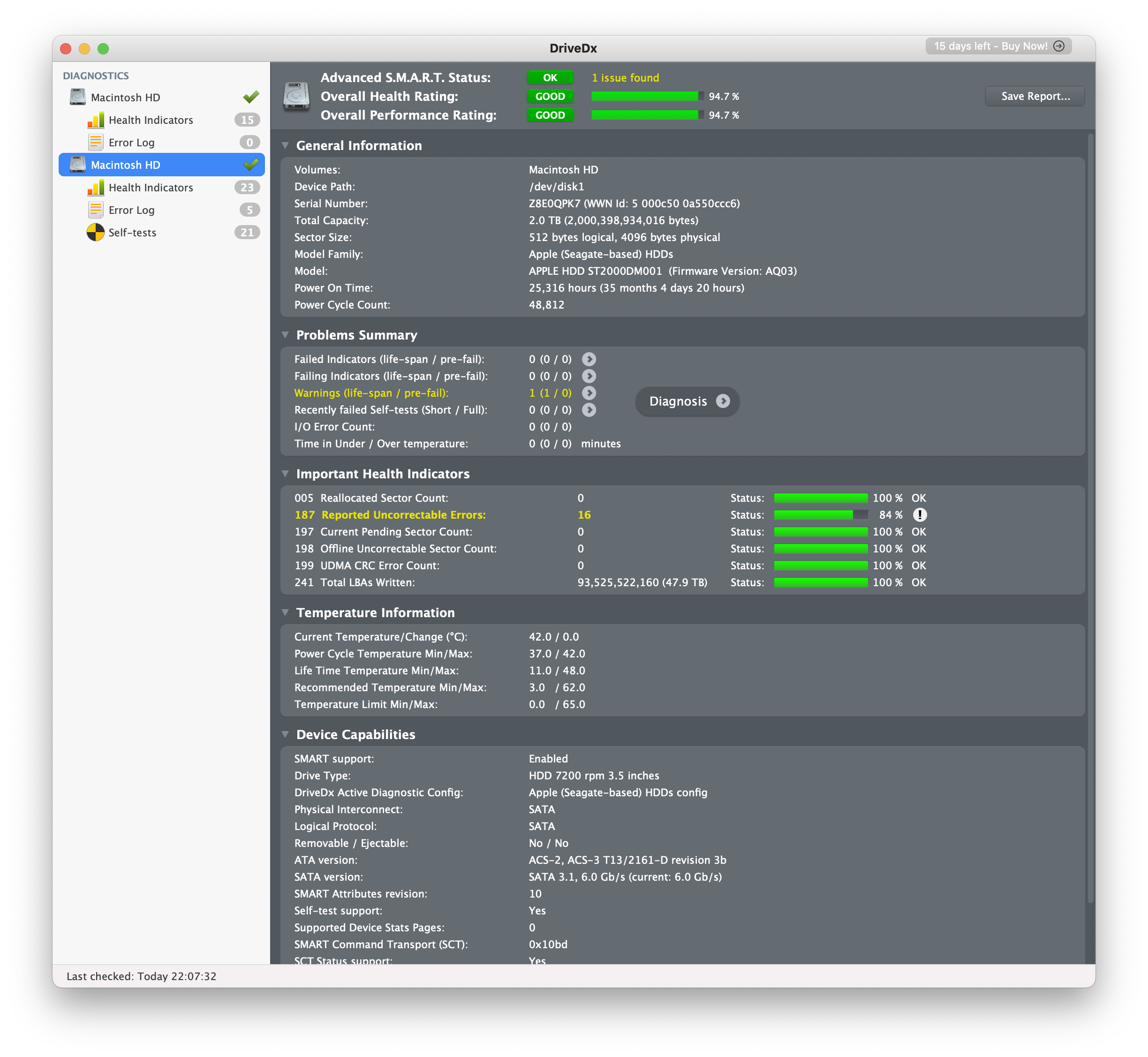 Failing Fusion hard disk! - Apple Community