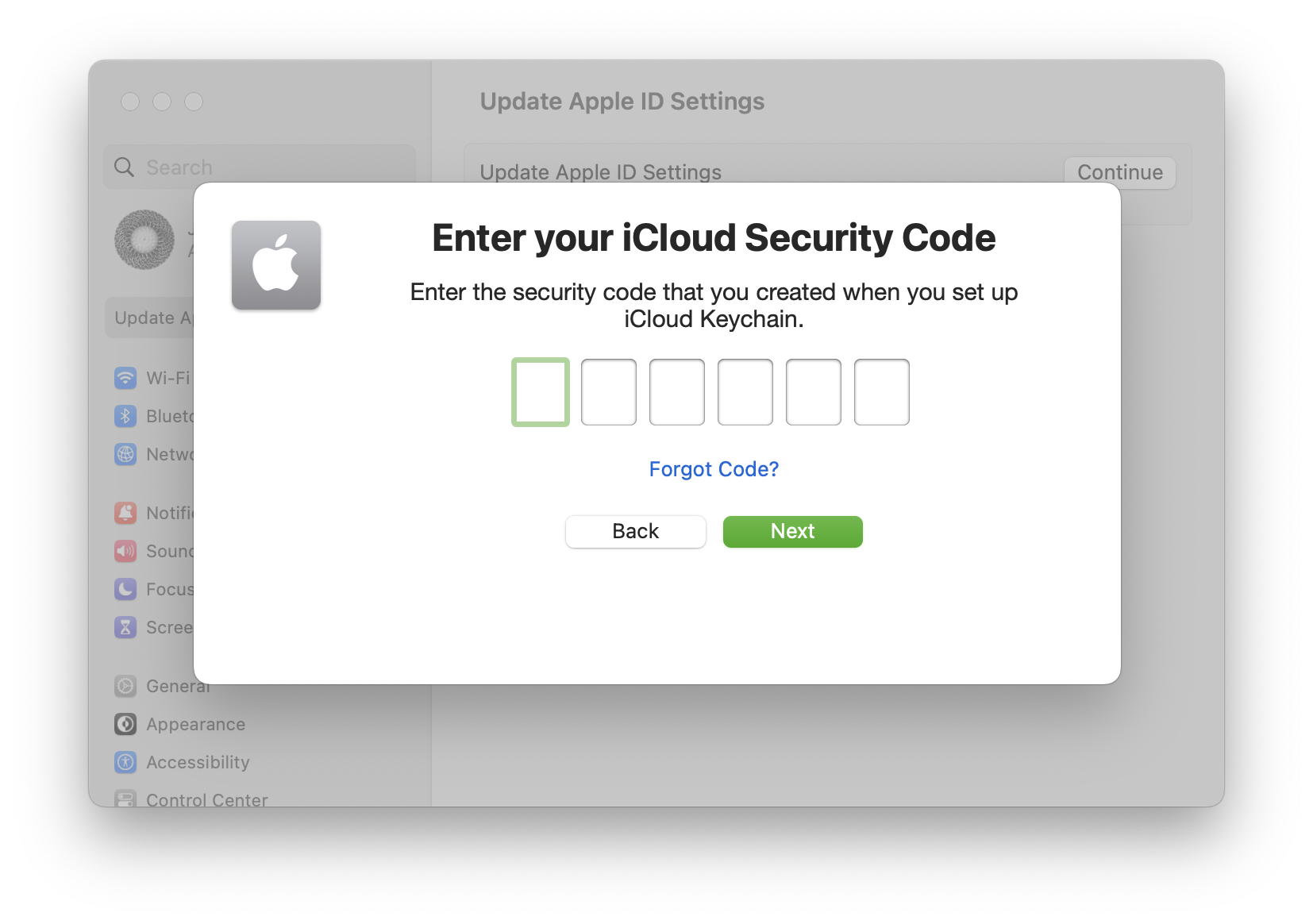 Cannot reset end-to-end encrypted data to… - Apple Community