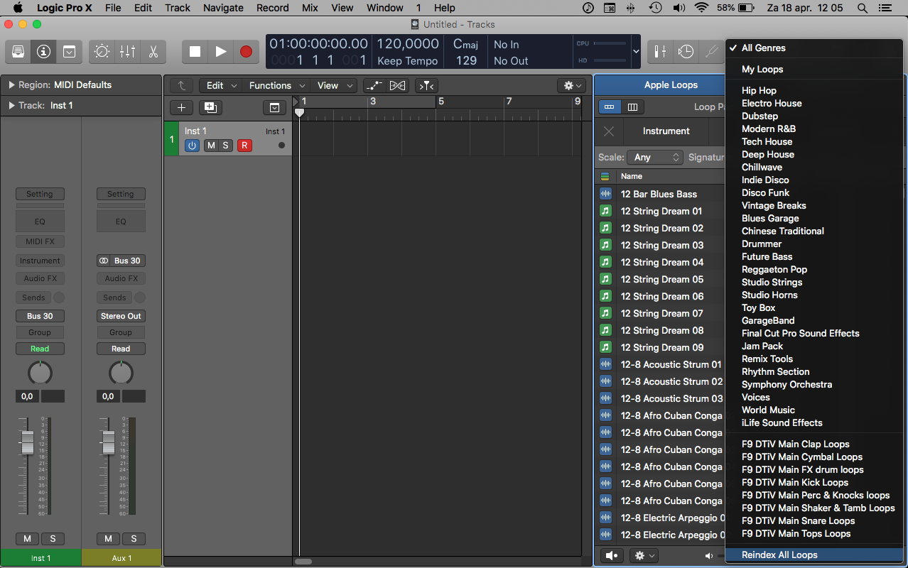 Using rx2 files in Logic X / Rex Shared L… - Apple Community