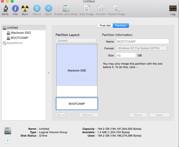 Resize Bootcamp Partition - Apple Community