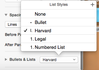 Pages Bullet Point Shortcut - Apple Community