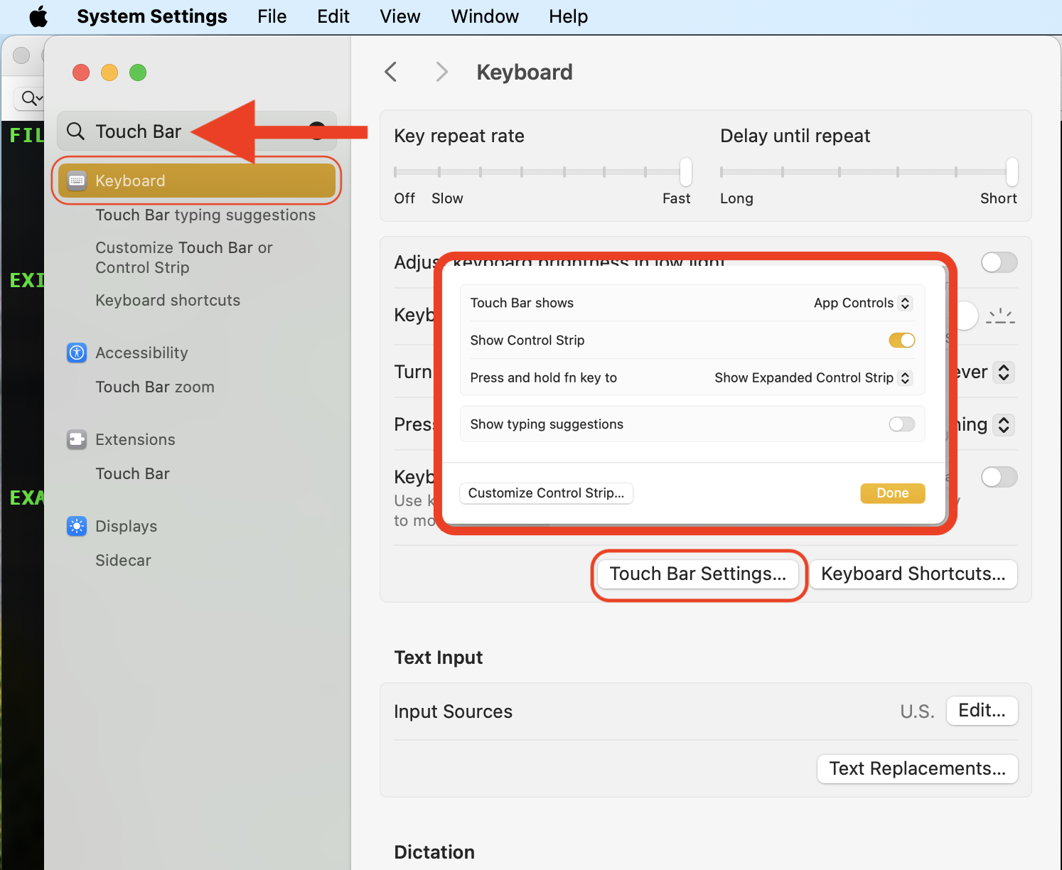 Touchbar stays the same - Apple Community