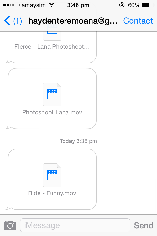 The video messages I send through iMessag… - Apple Community