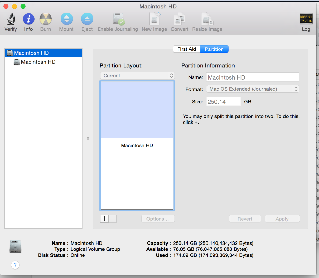 Lost Space After Removing Bootcamp Partit… - Apple Community