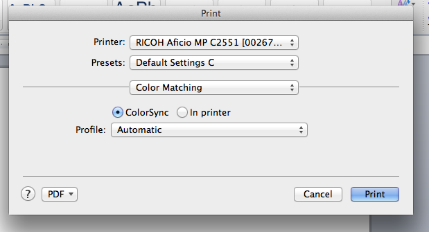 Why won't my printer print in color from … - Apple Community