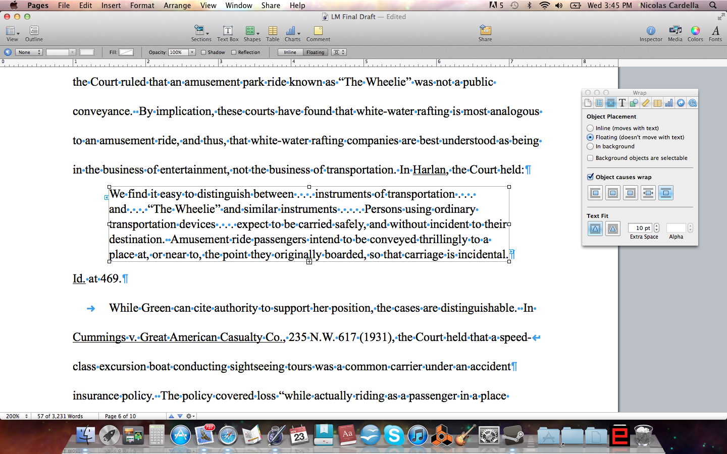 Spacing For Block Quotes