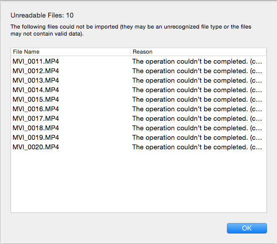 Unreadable File Photos App 10.10.3 import… - Apple Community
