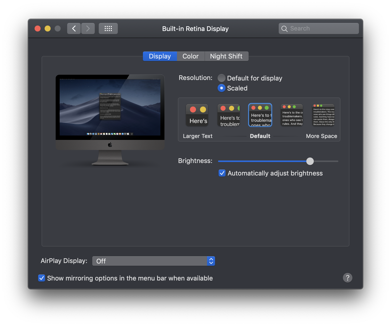 Simulating screen/page sizes in actual si… - Apple Community