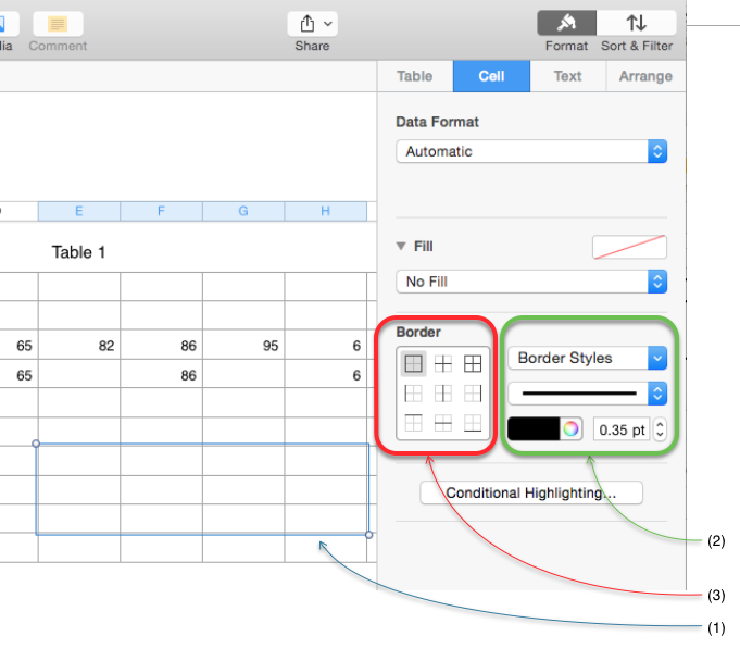 GRID LINES ON SPREADSHEET WON'T PRINT - Apple Community
