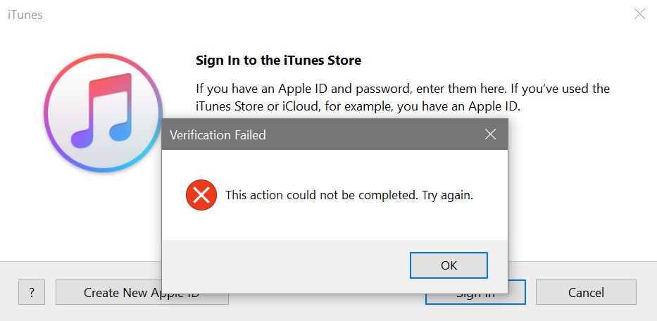 iTunes & iCloud for Windows - Verificatio… - Apple Community