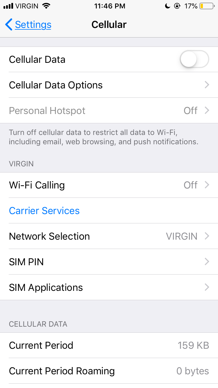 Data use - Apple Community