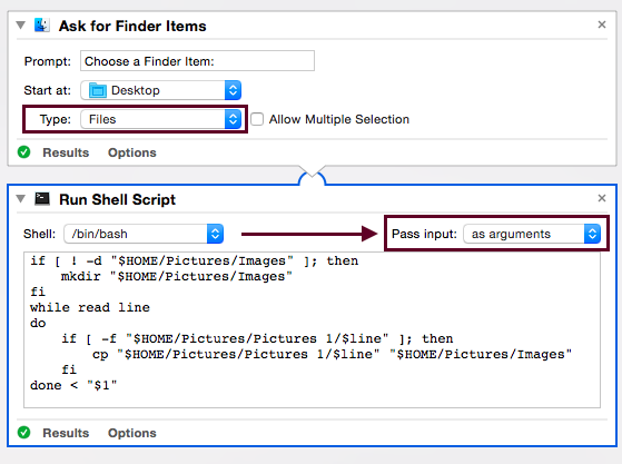 Copy files from one folder to another fol… - Apple Community