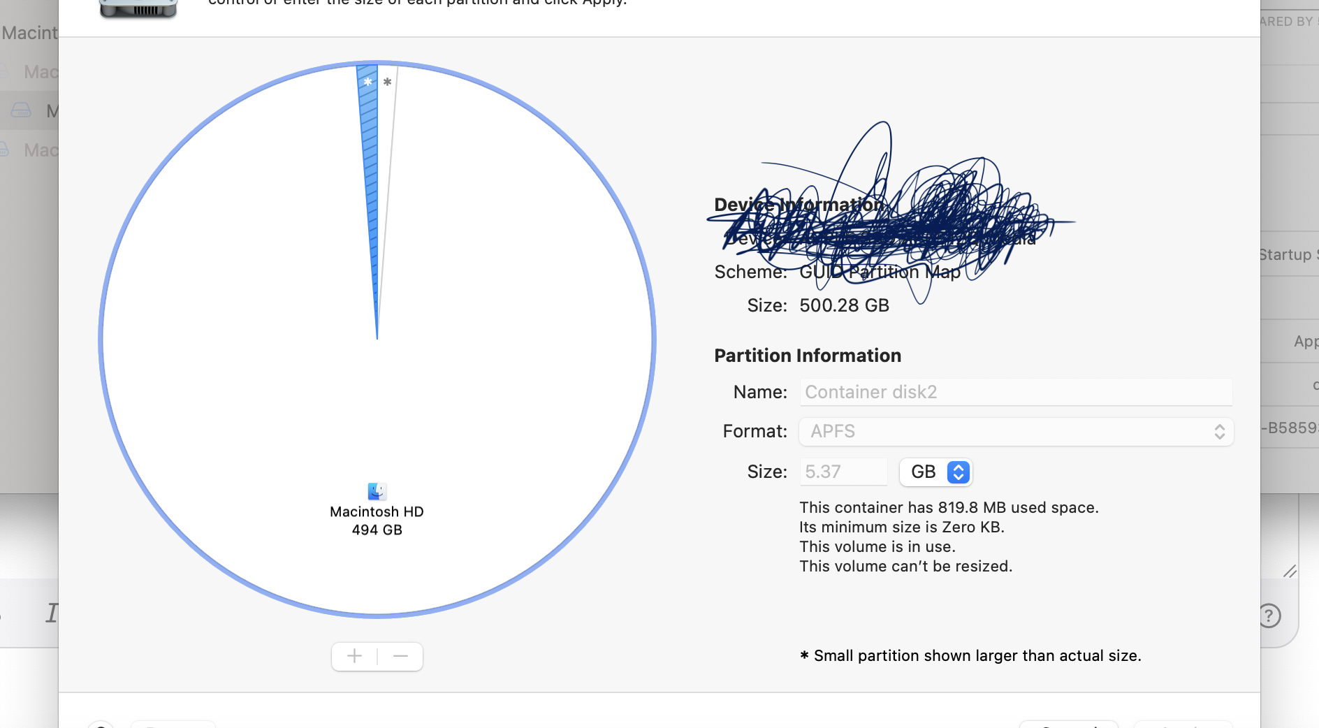 Partitions problem - Apple Community