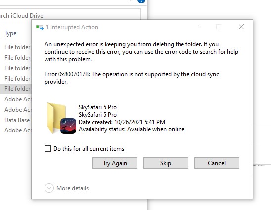 Unable to delete "ghost" file/folder from… - Apple Community