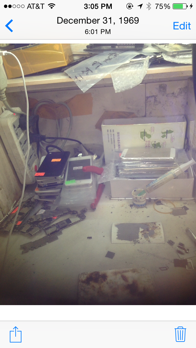 After updating to iOS 8.4 weird photos of… - Apple Community