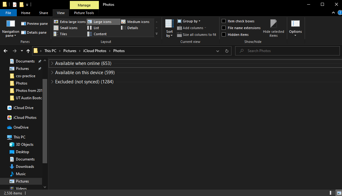 excluded not synced photos - Apple Community
