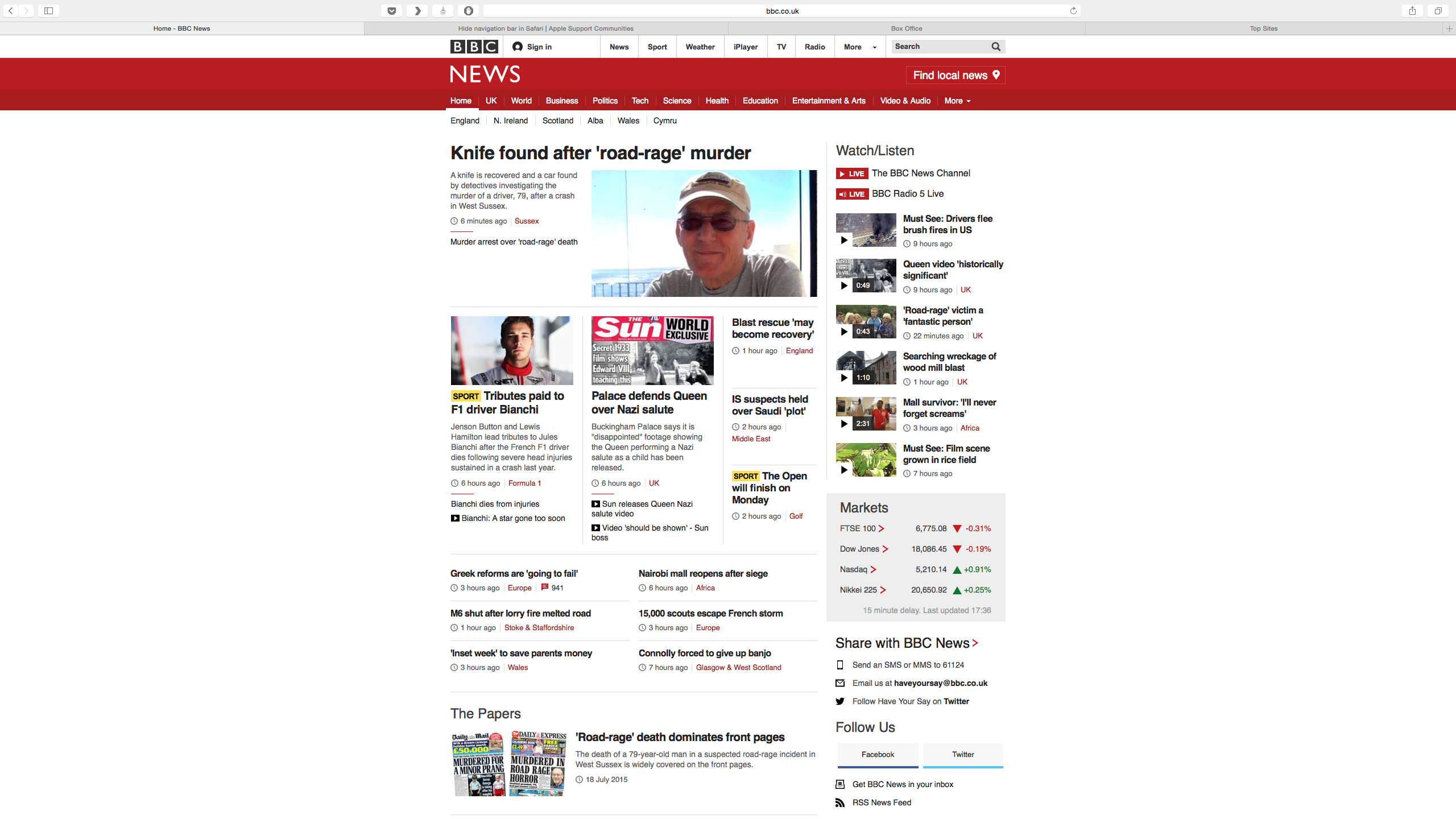 Hide navigation bar in Safari - Apple Community