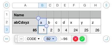 Convert numbers to letters and letters t… - Apple Community