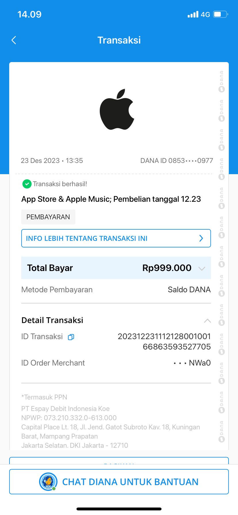 Refund pengembalian dana - Apple Community