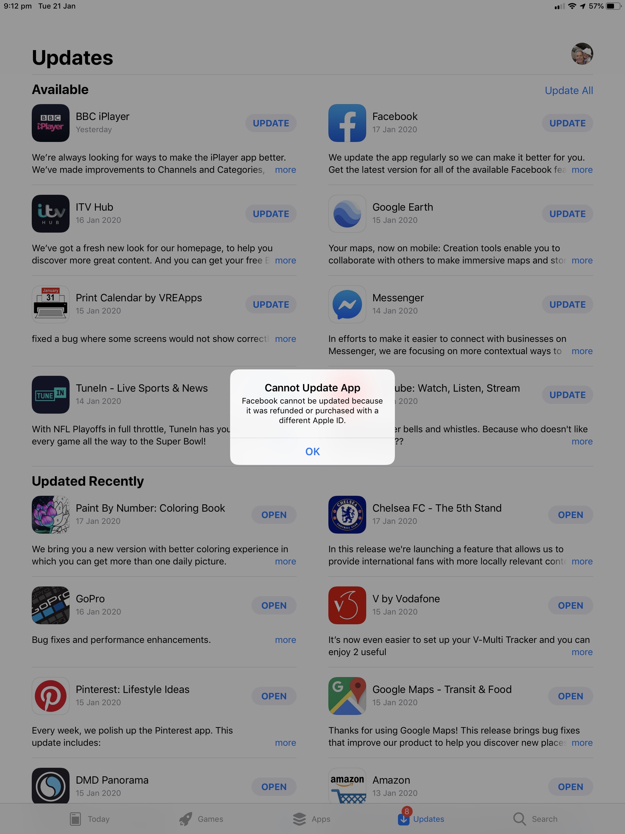 Problem updating apps - Apple Community