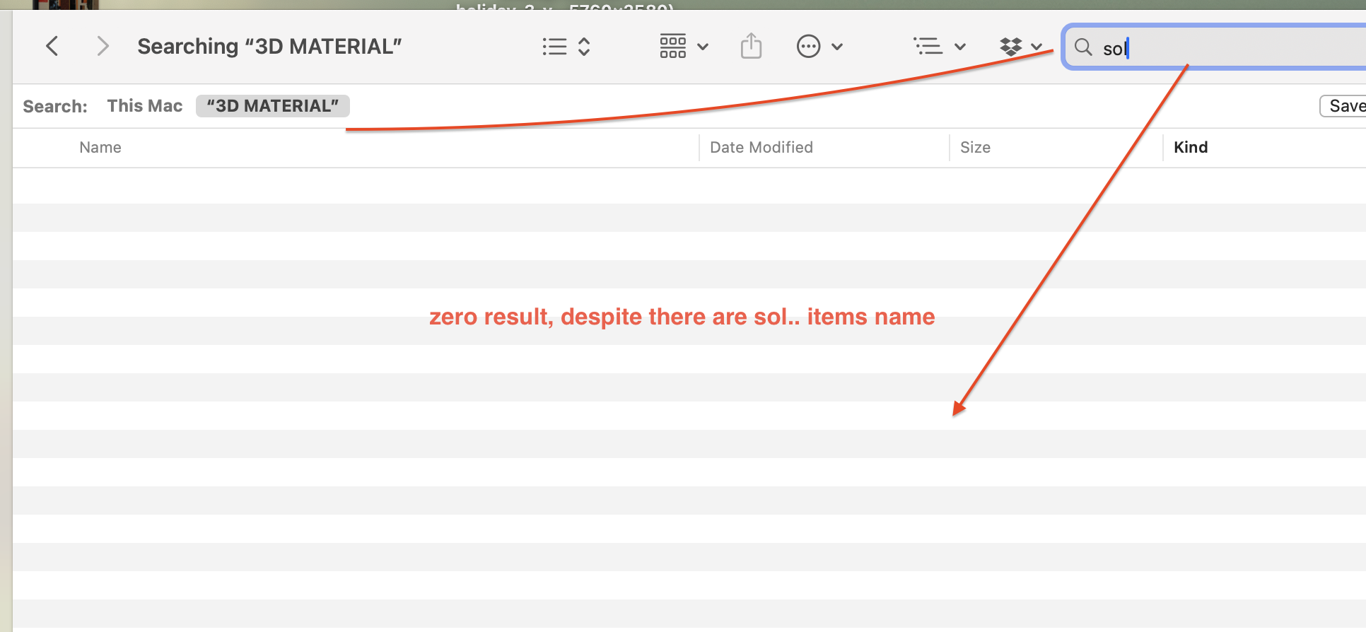 Finder not filtering names correctly on M… - Apple Community