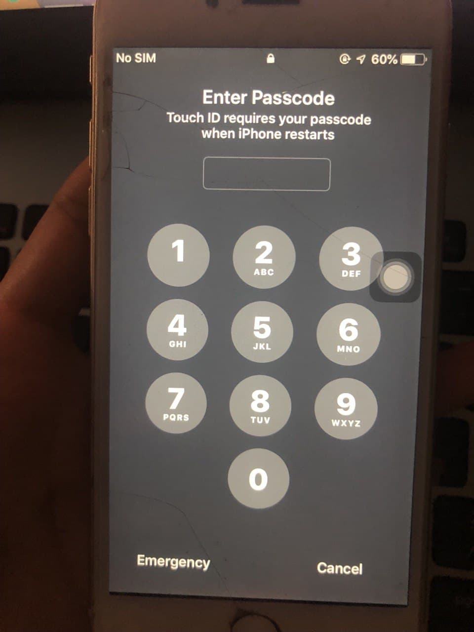 after i enter true passcode it will becom… - Apple Community