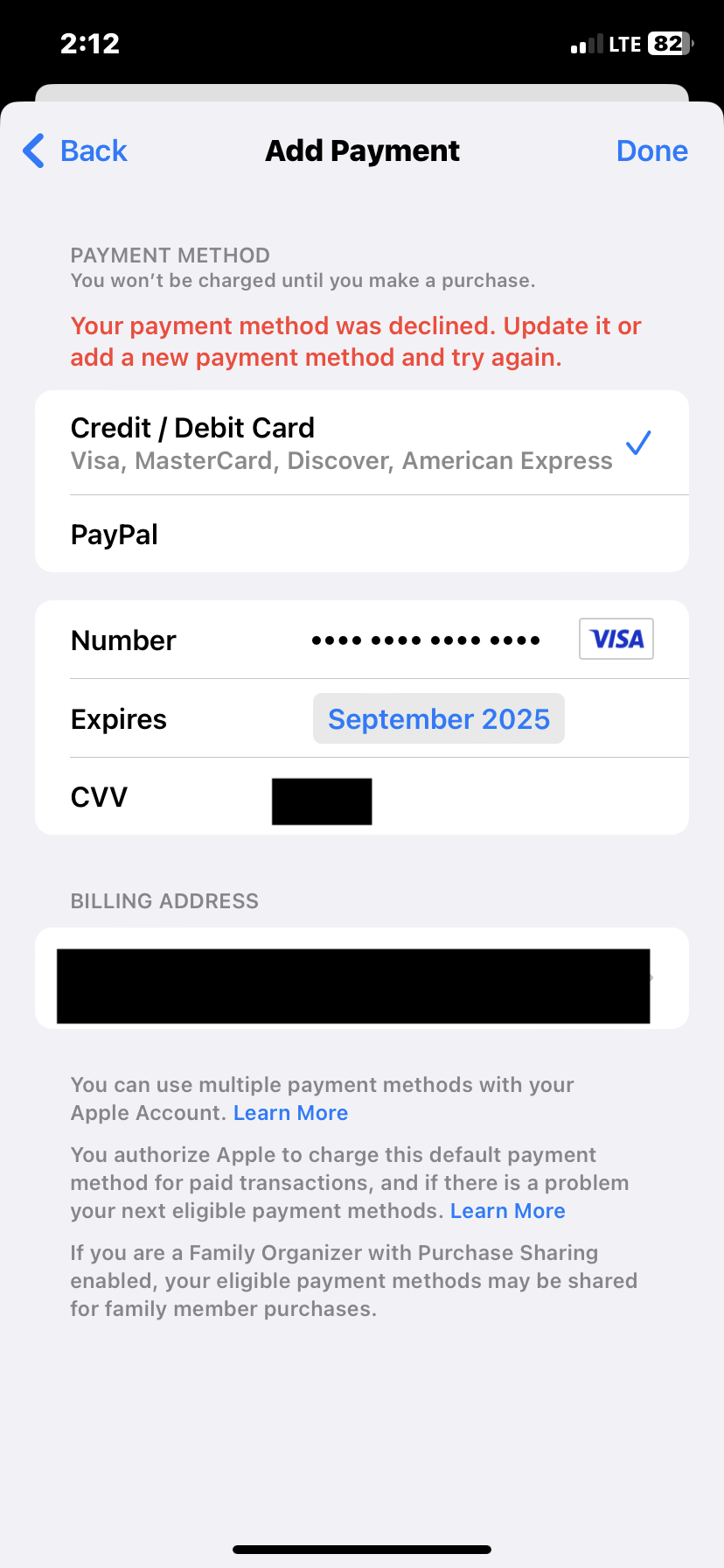 Adding payment to my Apple ID - Apple Community