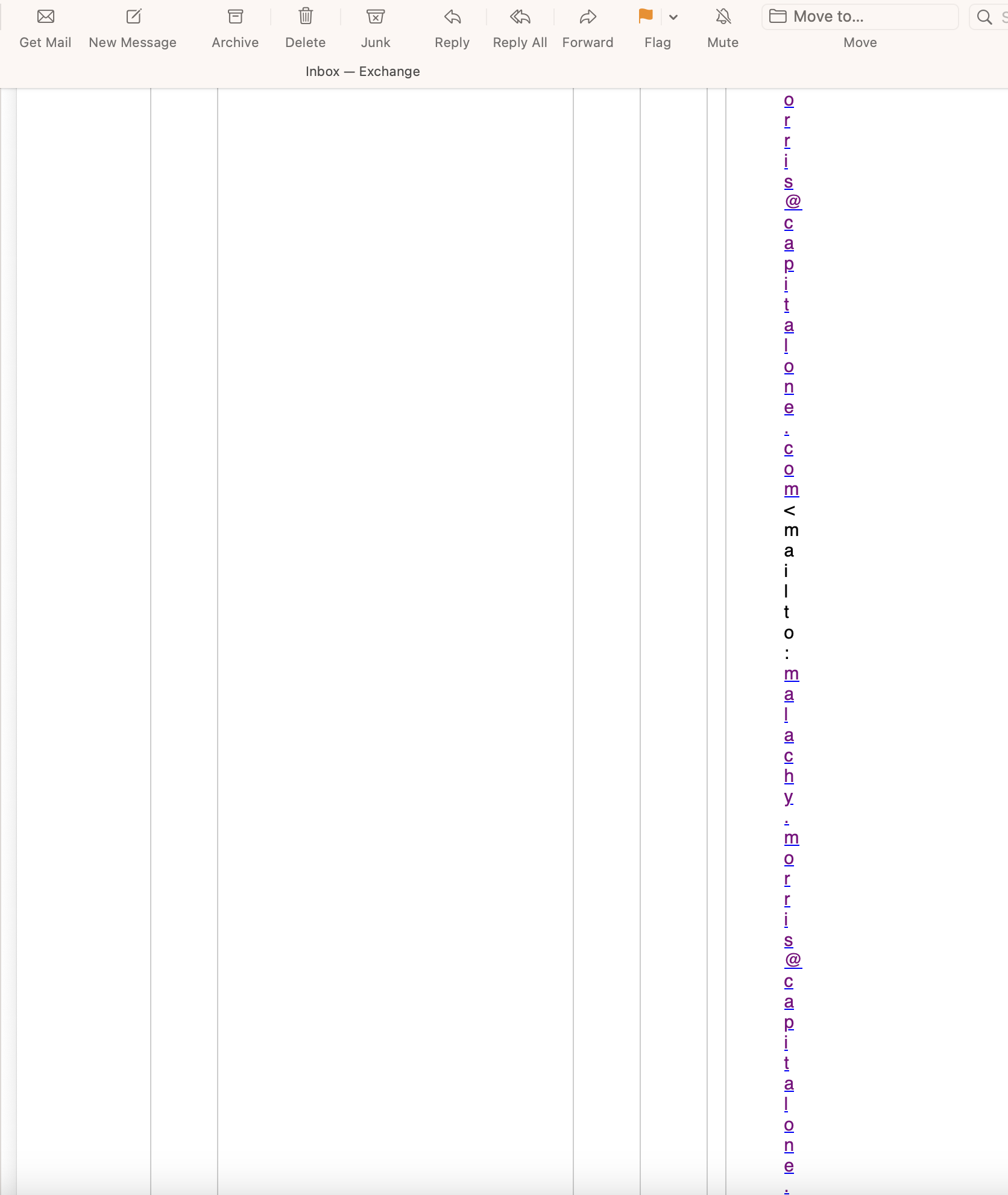 My email threads text re-wrap really long… - Apple Community
