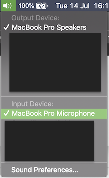 Can I set a default sound input device? - Apple Community