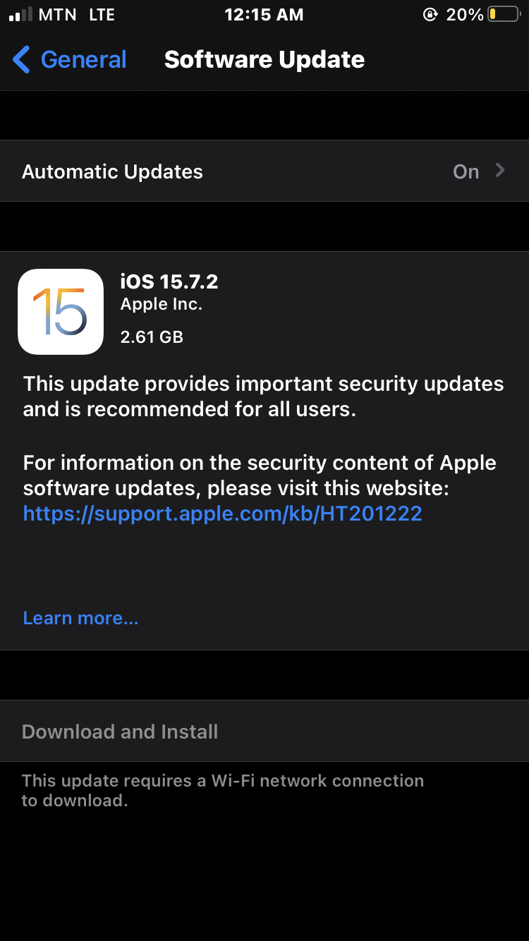 Why that I can’t update my version - Apple Community