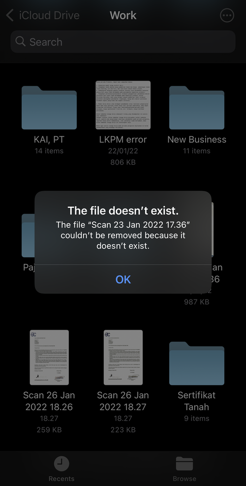A file is missing and can't be removed fr… - Apple Community