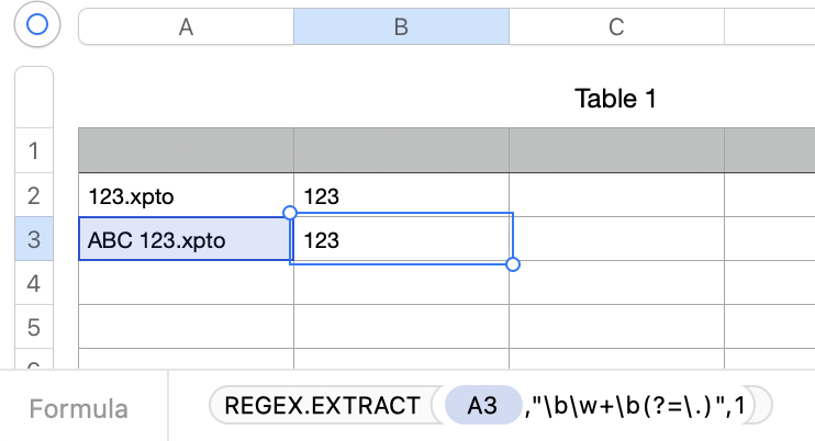 Apple Numbers Reg.Extract function not re… - Apple Community