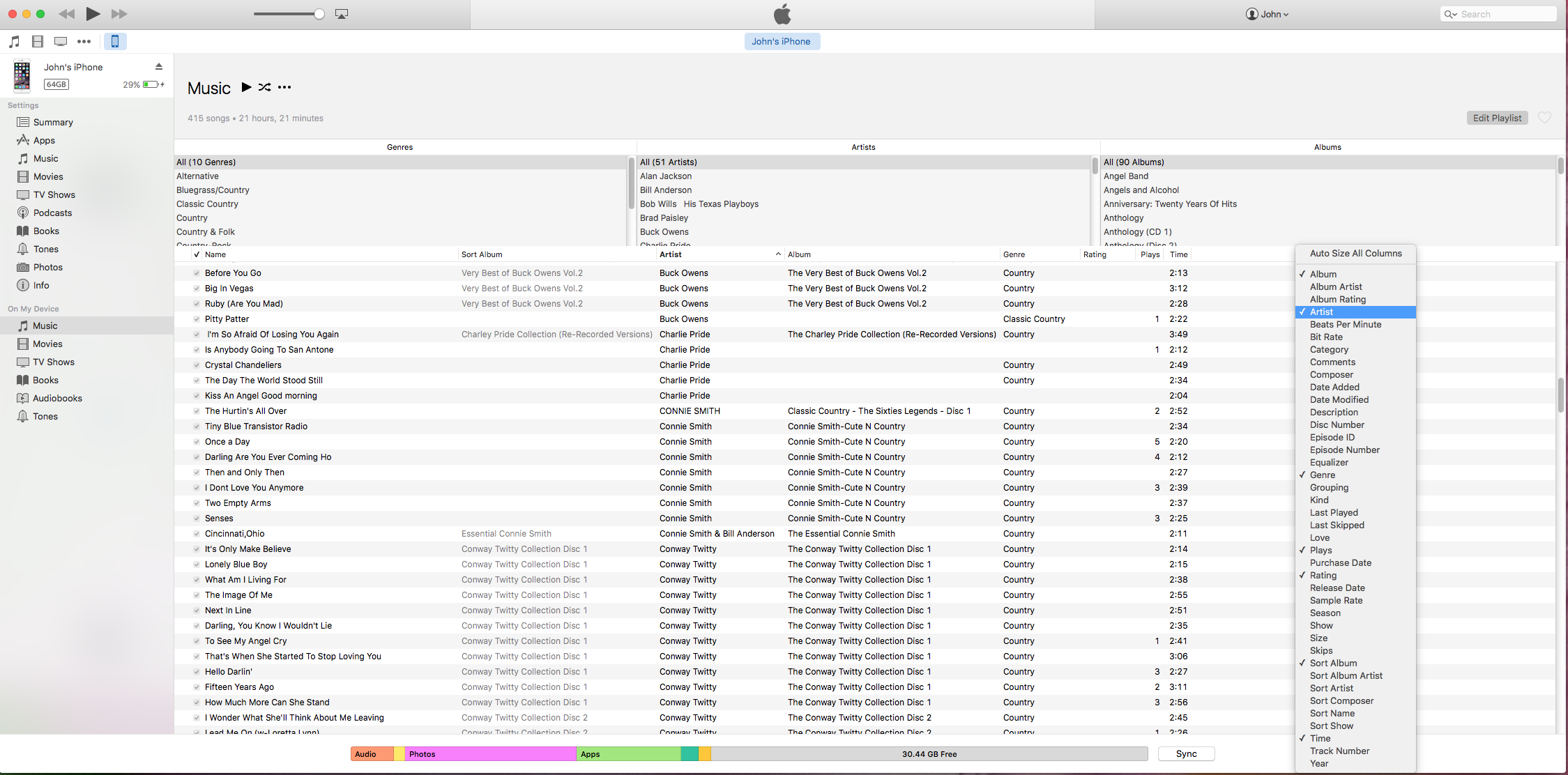 Unable to resize width of columns on Devi… - Apple Community