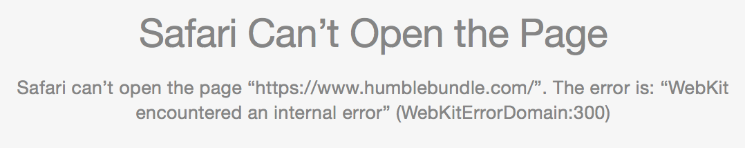 Safari can't open the page (WebKitErrorDo… - Apple Community