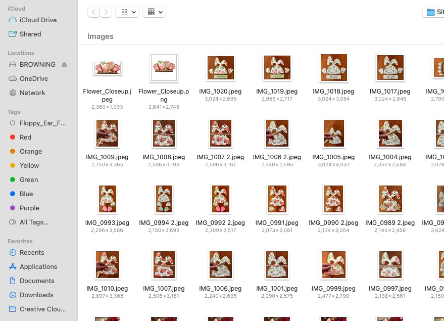 Thumbnails too small in upload window - Apple Community